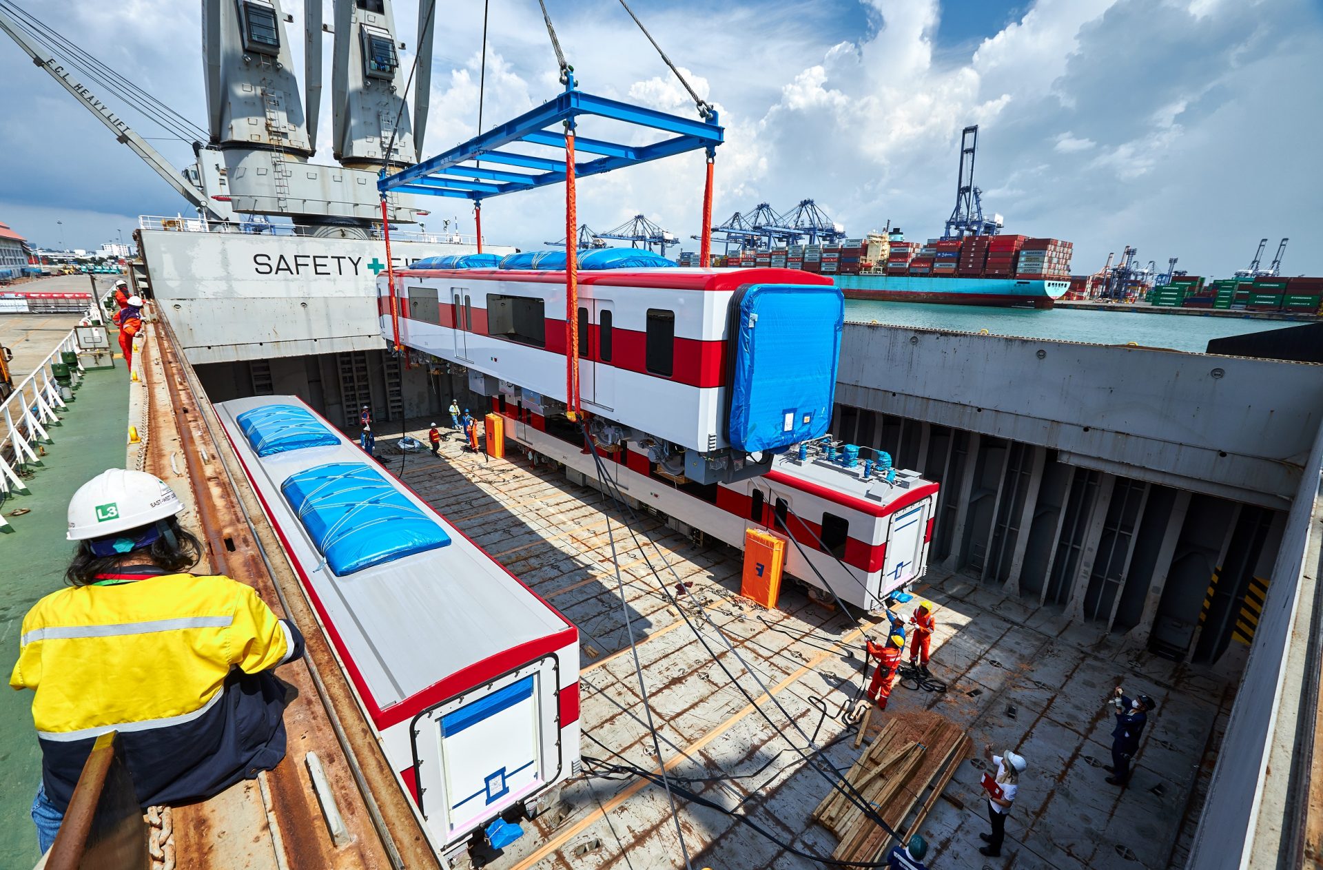 Siam ECL Shares Their Accomplishment in Transporting Red Line Trains ...