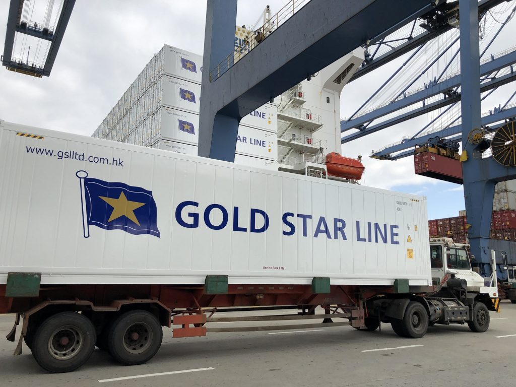Gold Star Line Upgrade TYX Service between Thailand and Myanmar