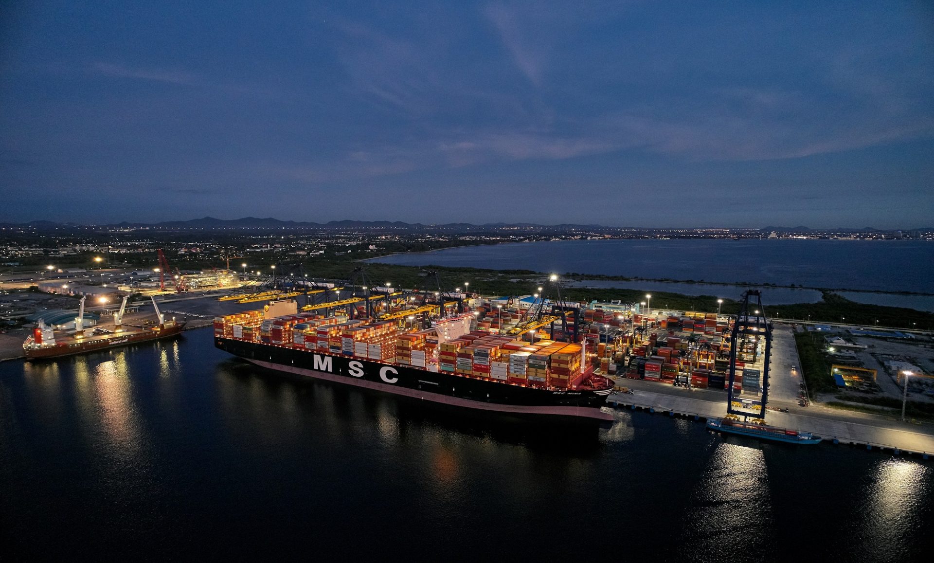 MSC Mina Breaks Record as the Largest Container Ship to Call in ...