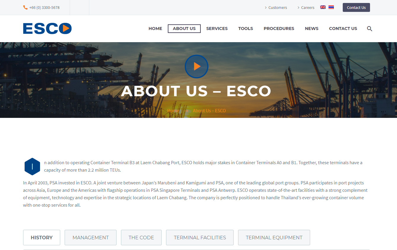 ESCO Unveils Their New Website - Logistics Manager
