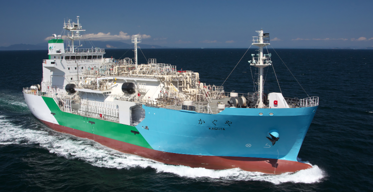 "K" Line Announces First Ship-to-Ship LNG Bunkering Business to ...