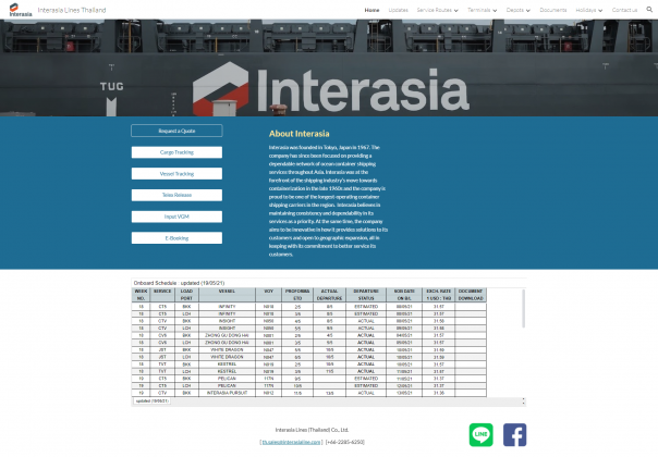Interasia Lines Thailand เปิดไมโครไซต์ และ LINE Official เพิ่มช่องทางเชื่อมต่อข้อมูลตลอด 24 ...