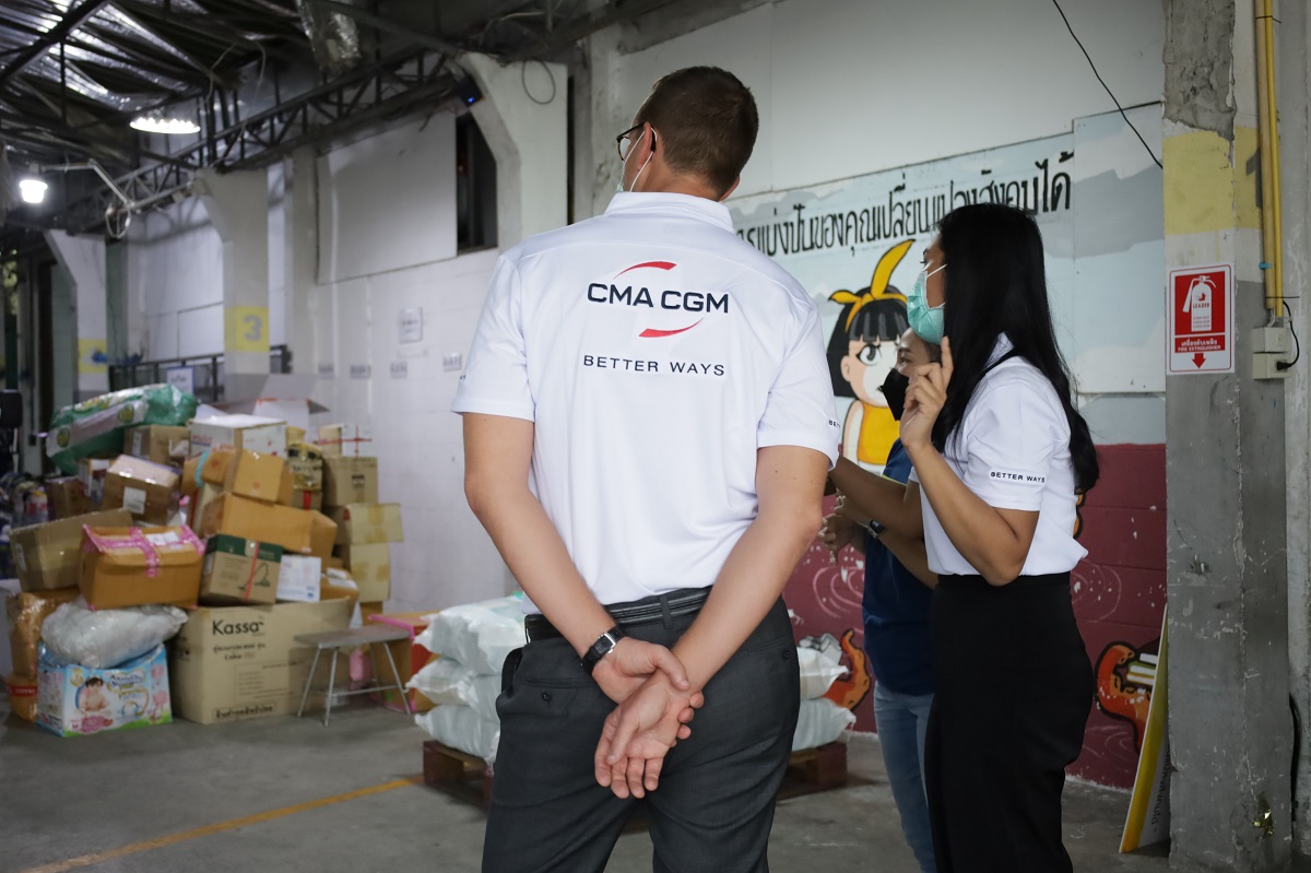 CMA CGM donates to The Mirror Foundation to help the needy in Thailand ...