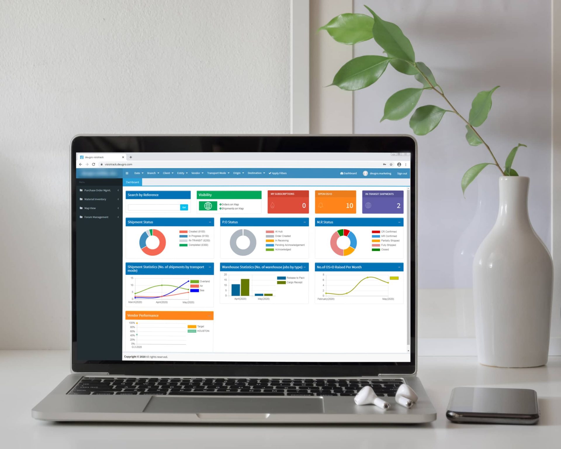 deugro expands its Supply Chain Management System deugro visiotrack