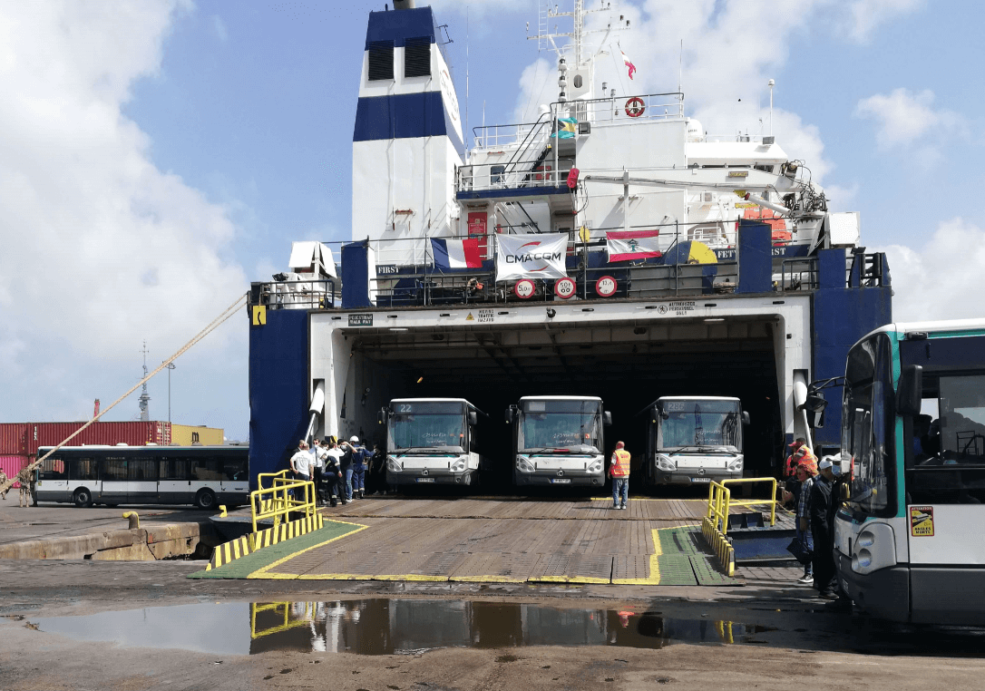 CMA CGM mobilizes vessel to transport 50 buses - Logistics Manager