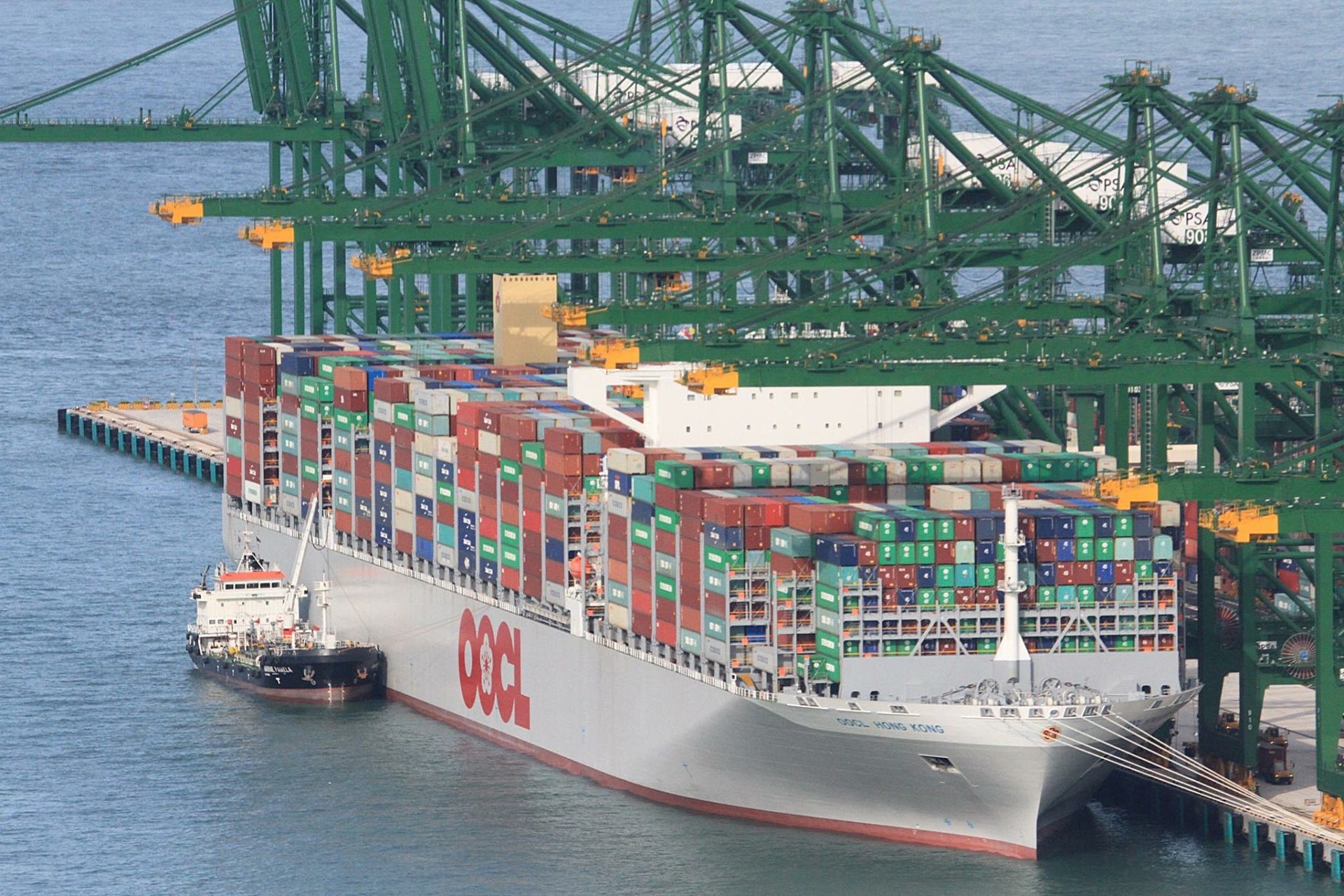 PSA & OOCL Complete Green Pilot for Integrated Container Flow