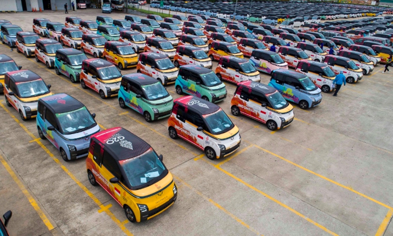 "K" Line transports Electric Vehicles for G20 in Bali, Indonesia