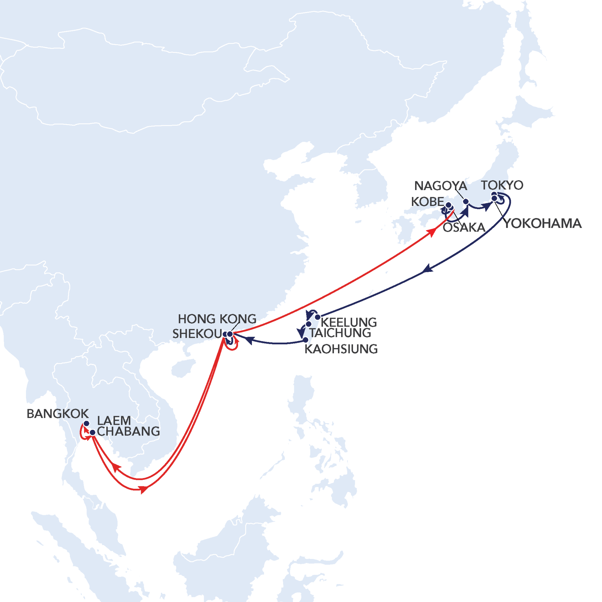 CNC's New JHT service covers Japan and Taiwan