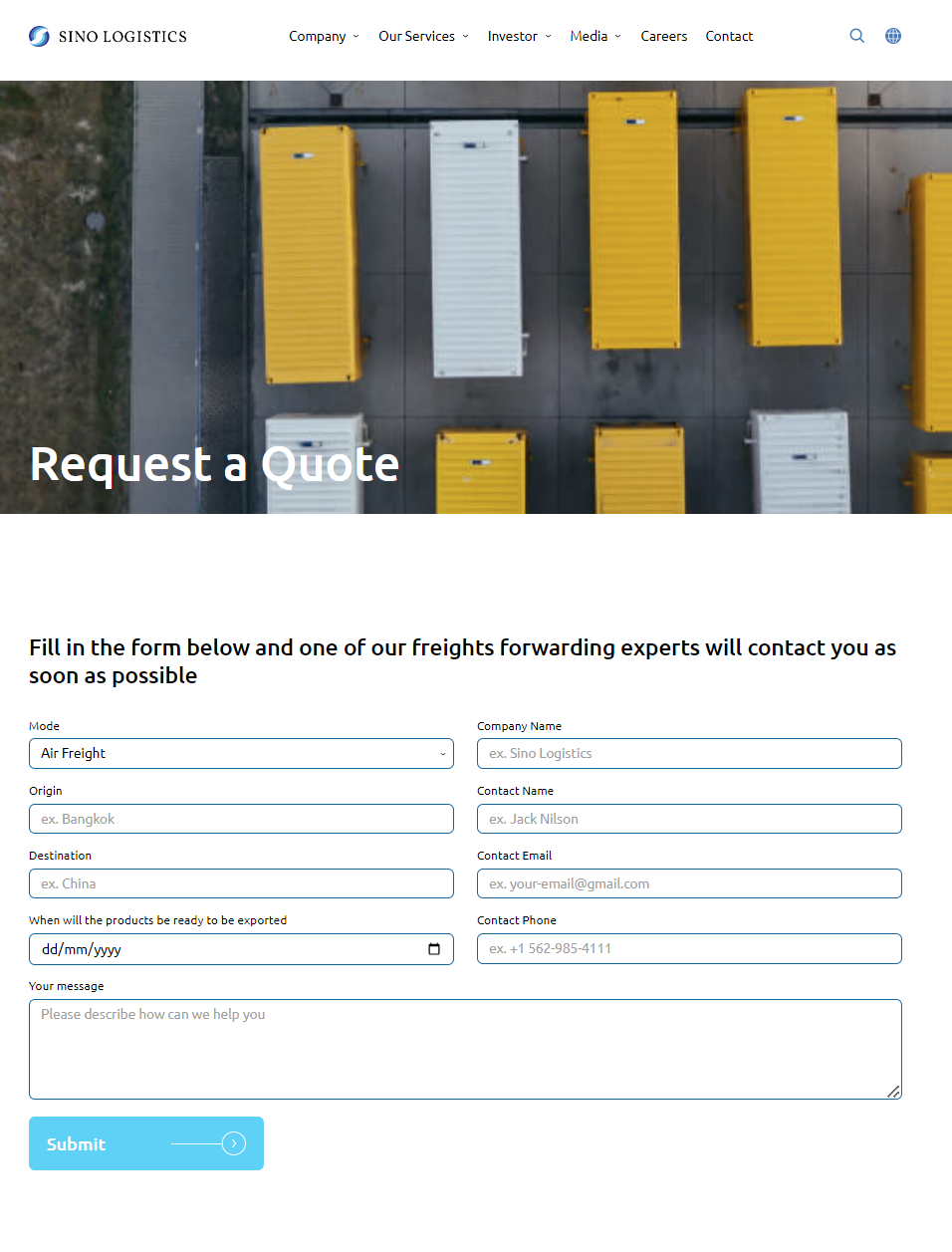 Sino Logistics Corporation Launches Modern Website to Fuel Expansion ...