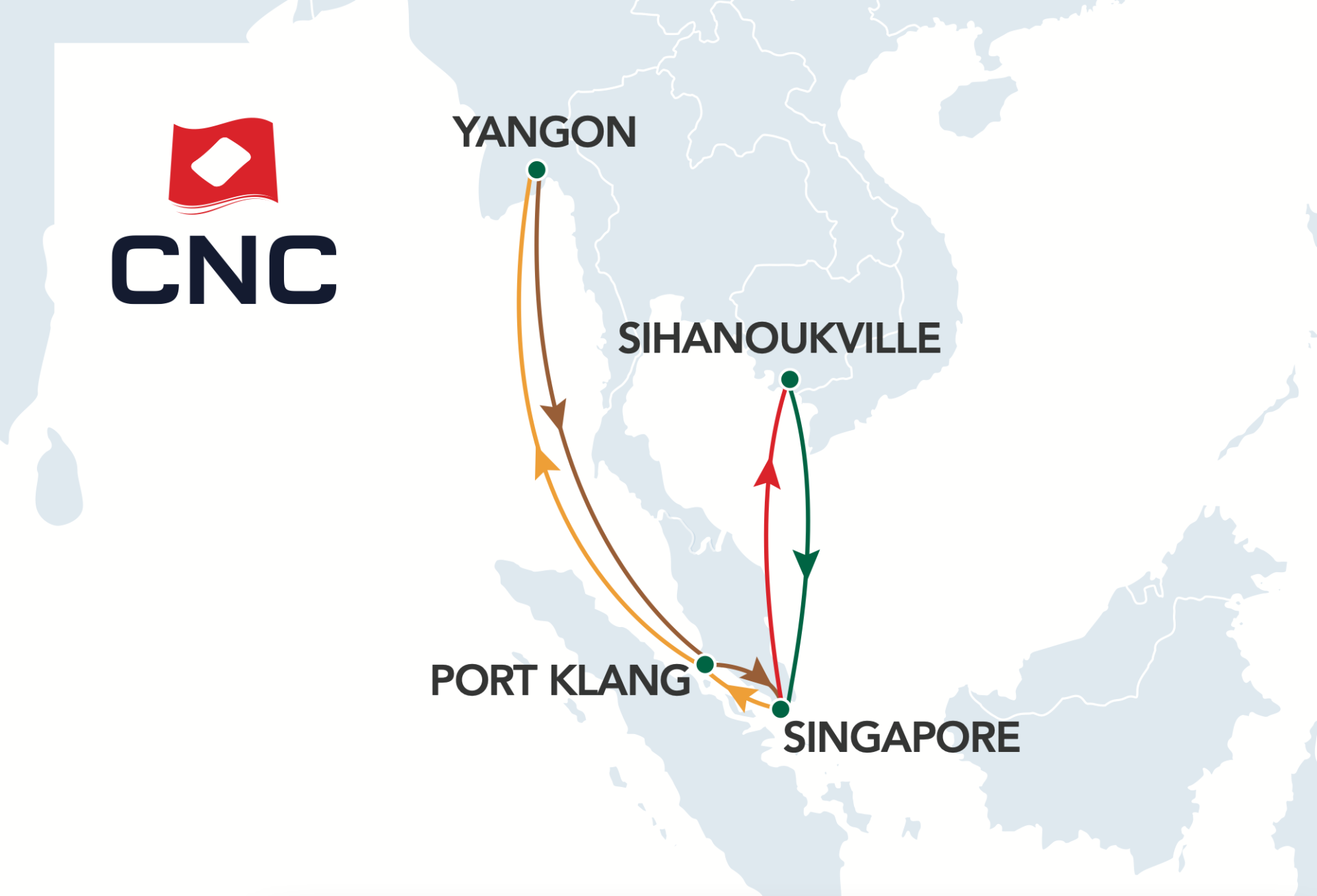 CNC launches New Yangon Cambodia Express (YCX) Service