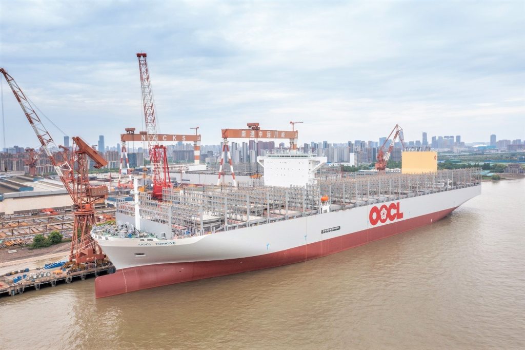 24,188 TEU Container Vessel OOCL Turkiye Joins OOCL’s Fleet