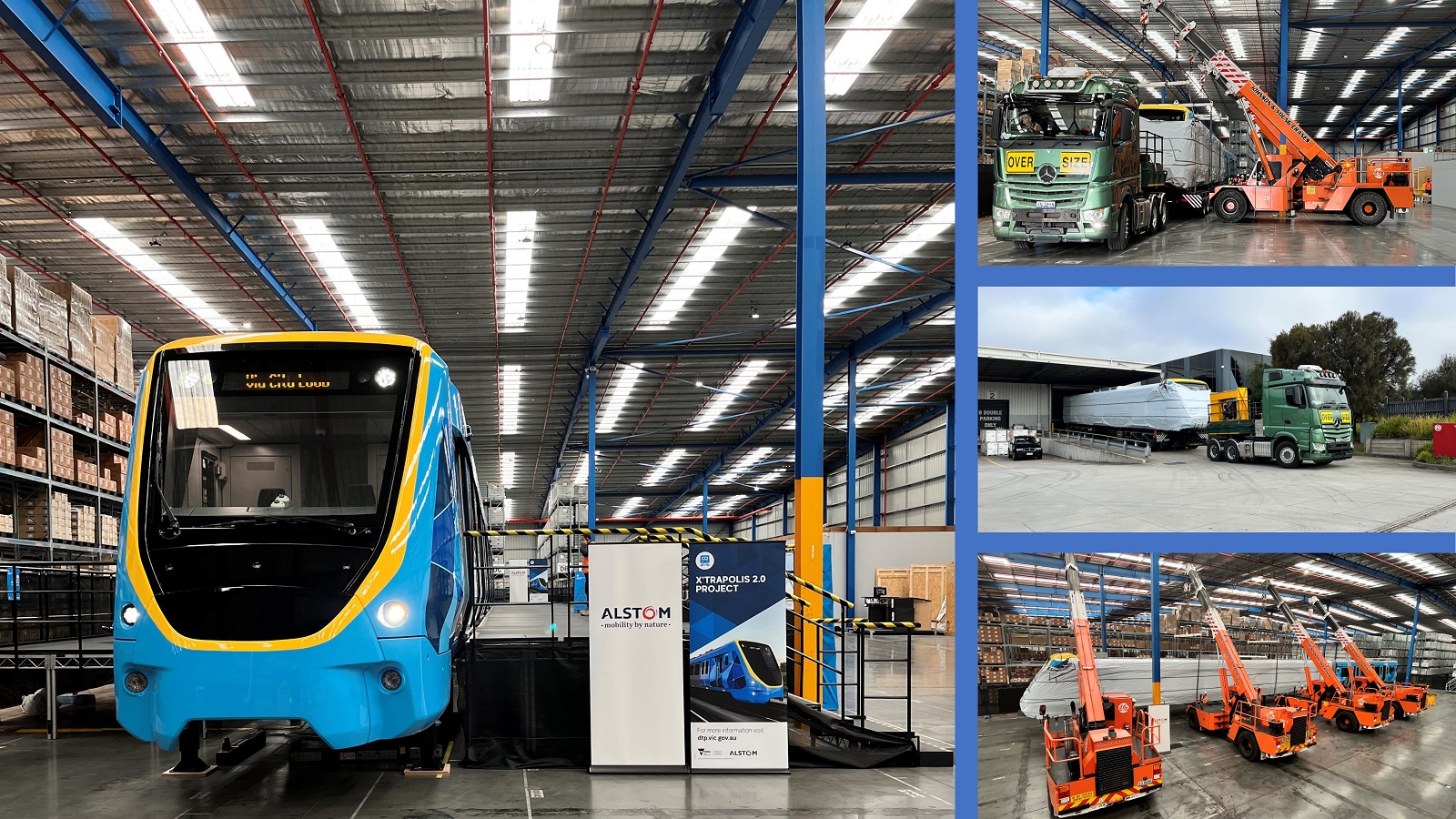 Bolloré Logistics Australia supports Train Manufacturer, Alstom