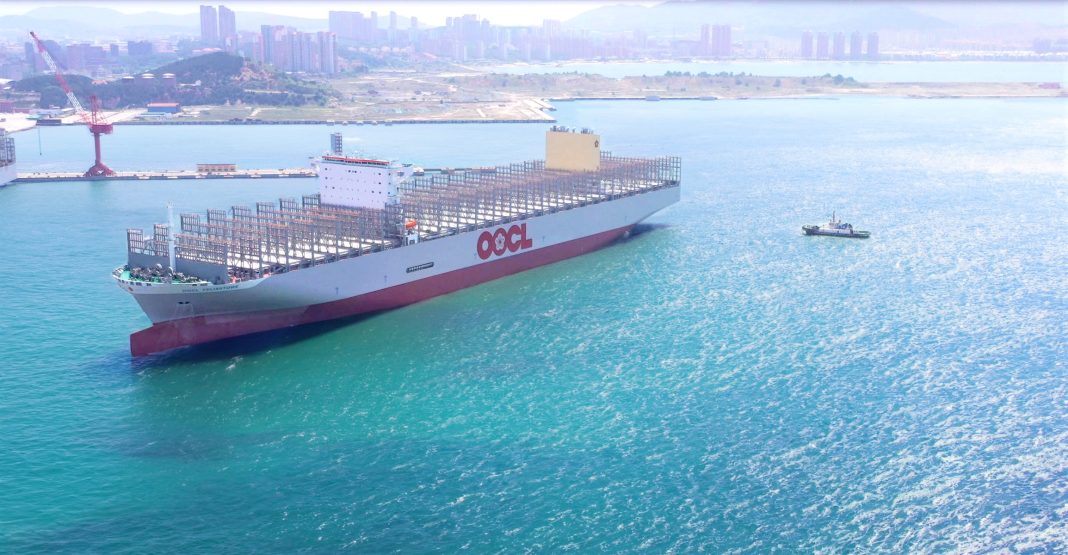 OOCL รับมอบ OOCL Felixstowe เรือขนส่งตู้สินค้าขนาดใหญ่พิเศษ 24,188 ที ...