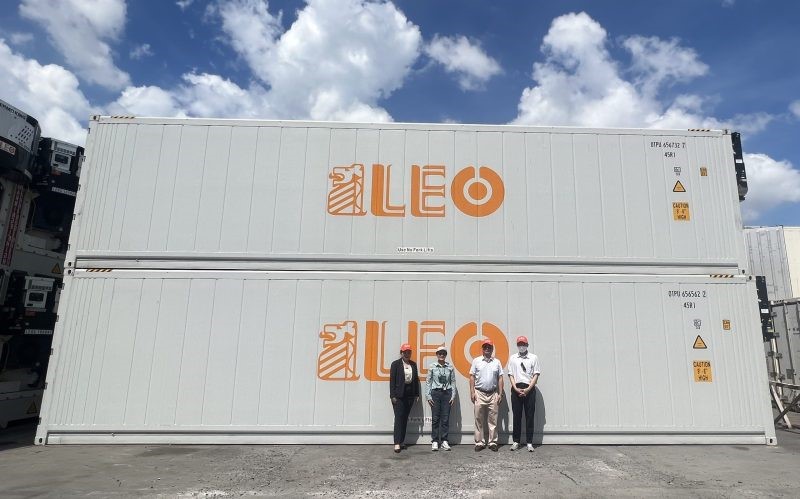 LEO Delivers Temperature-controlled Containers to GML, a subsidiary of PTT