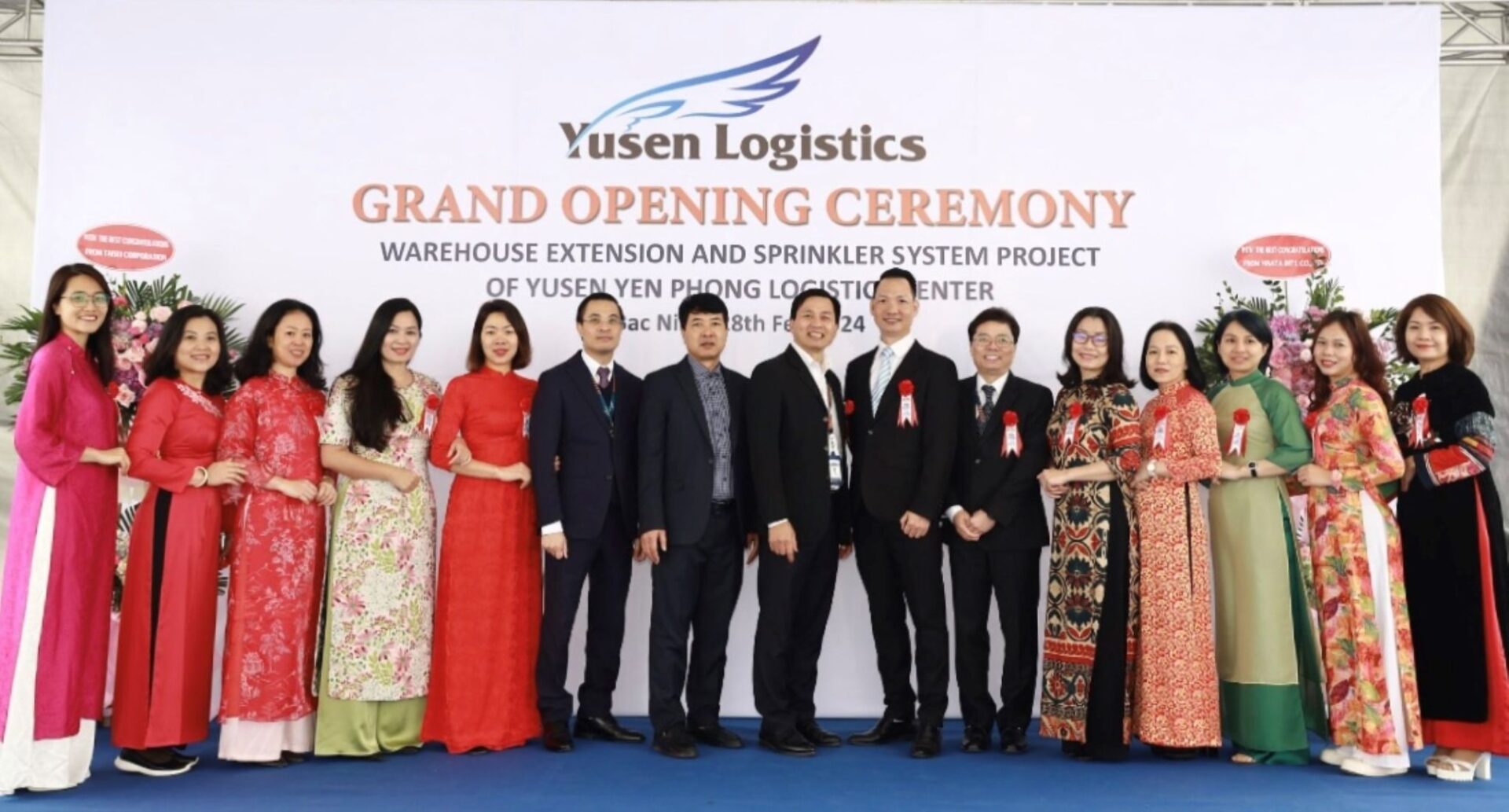 Yusen Logistics (Vietnam) จัดพิธีเปิดส่วนต่อขยายคลังสินค้าในศูนย์ ...