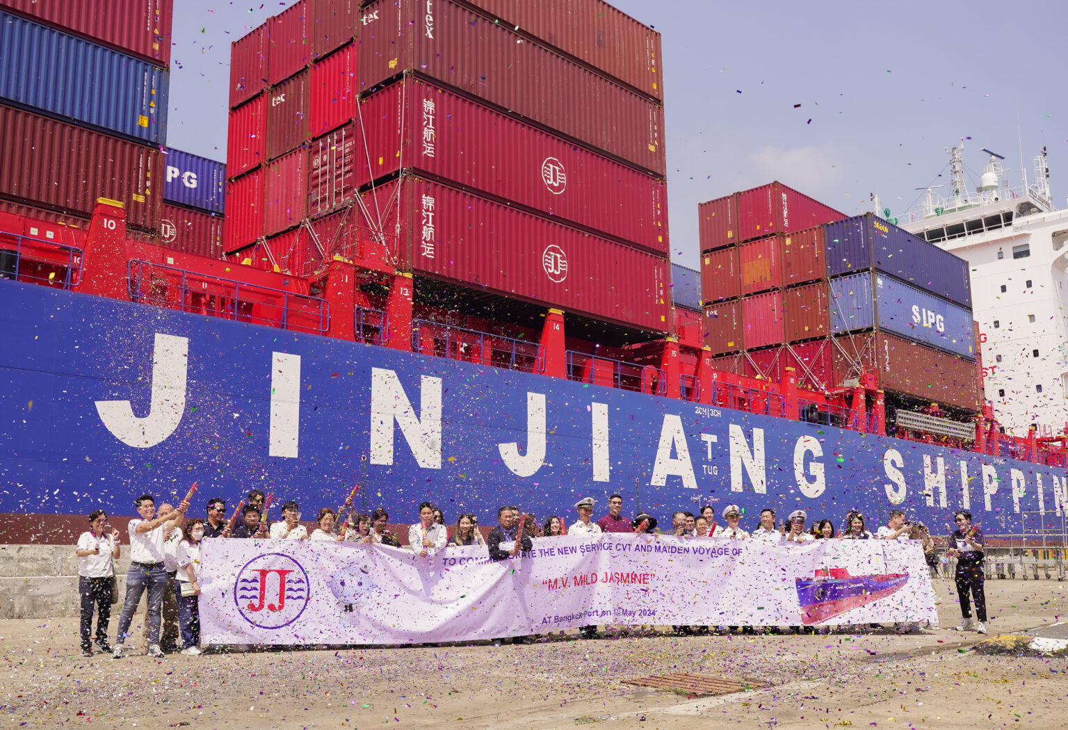 Jinjiang Shipping Agency (Thailand) Hosts MILD Jasmine Maiden Voyage ...