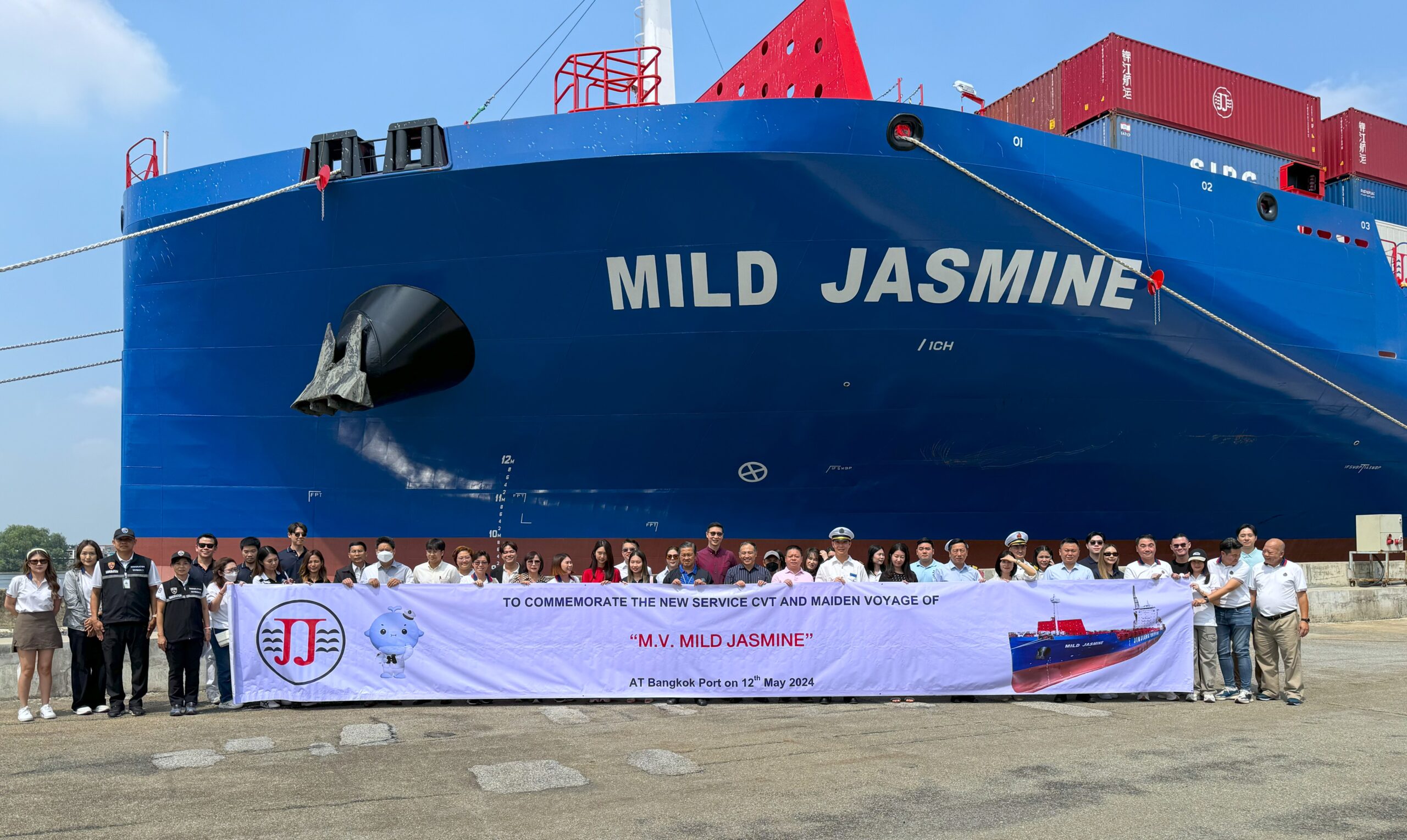 Jinjiang Shipping Agency (Thailand) Hosts MILD Jasmine Maiden Voyage ...