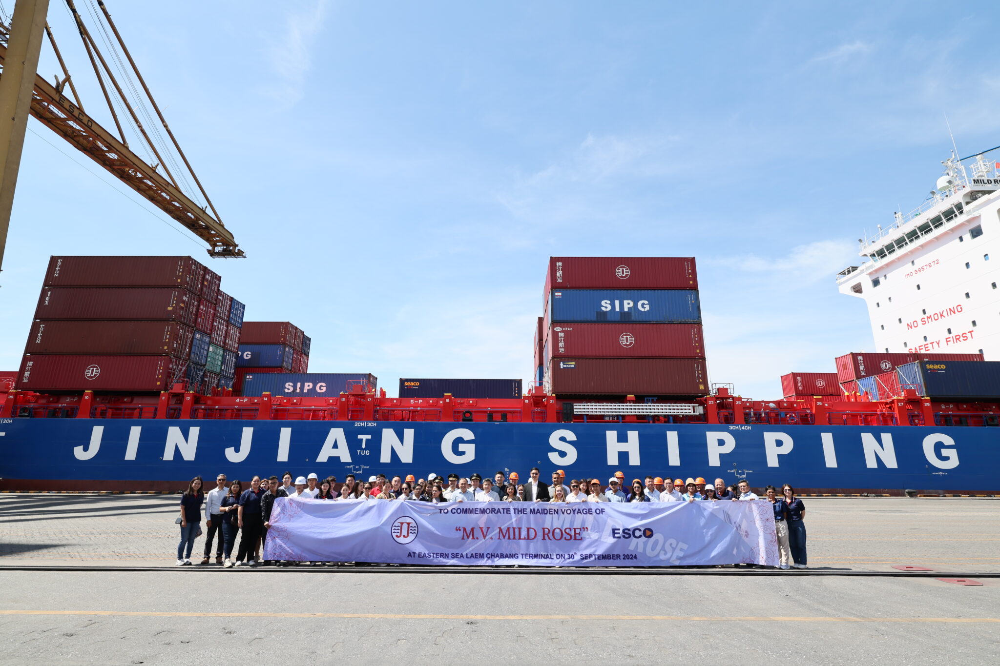 JJ Shipping จัดพิธีฉลองการเดินเรือ Mild Rose เที่ยวปฐมฤกษ์ ณ ท่าเรือ ...