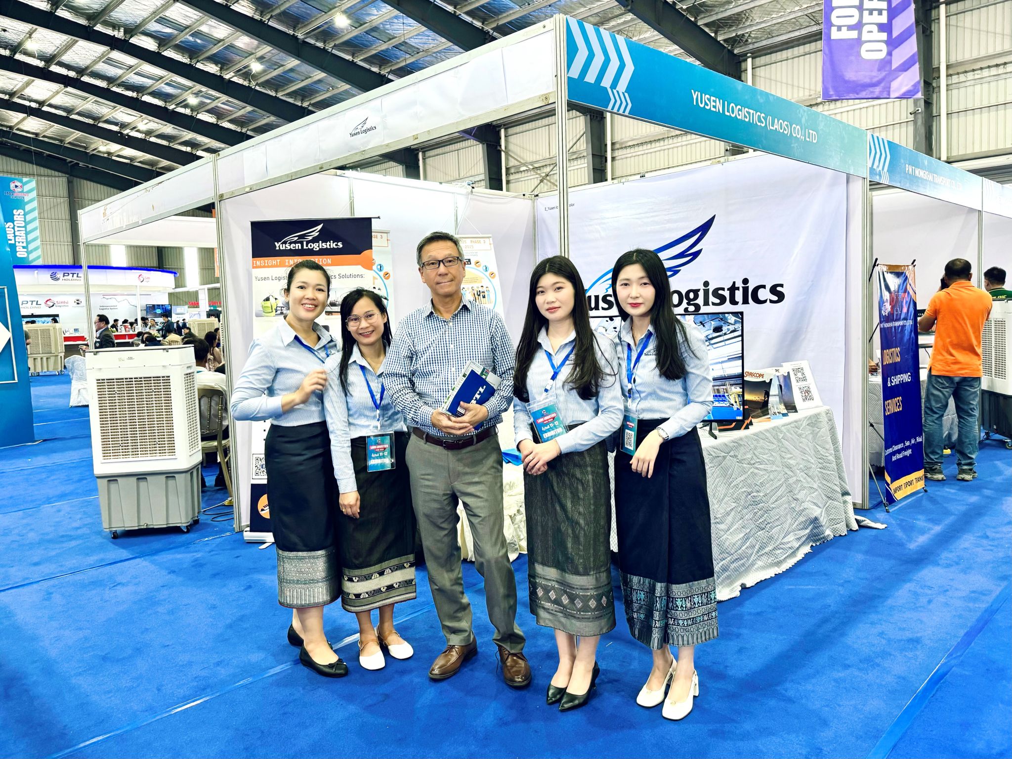Yusen Logistics Showcases Services at Laos Logistics Fair 2024
