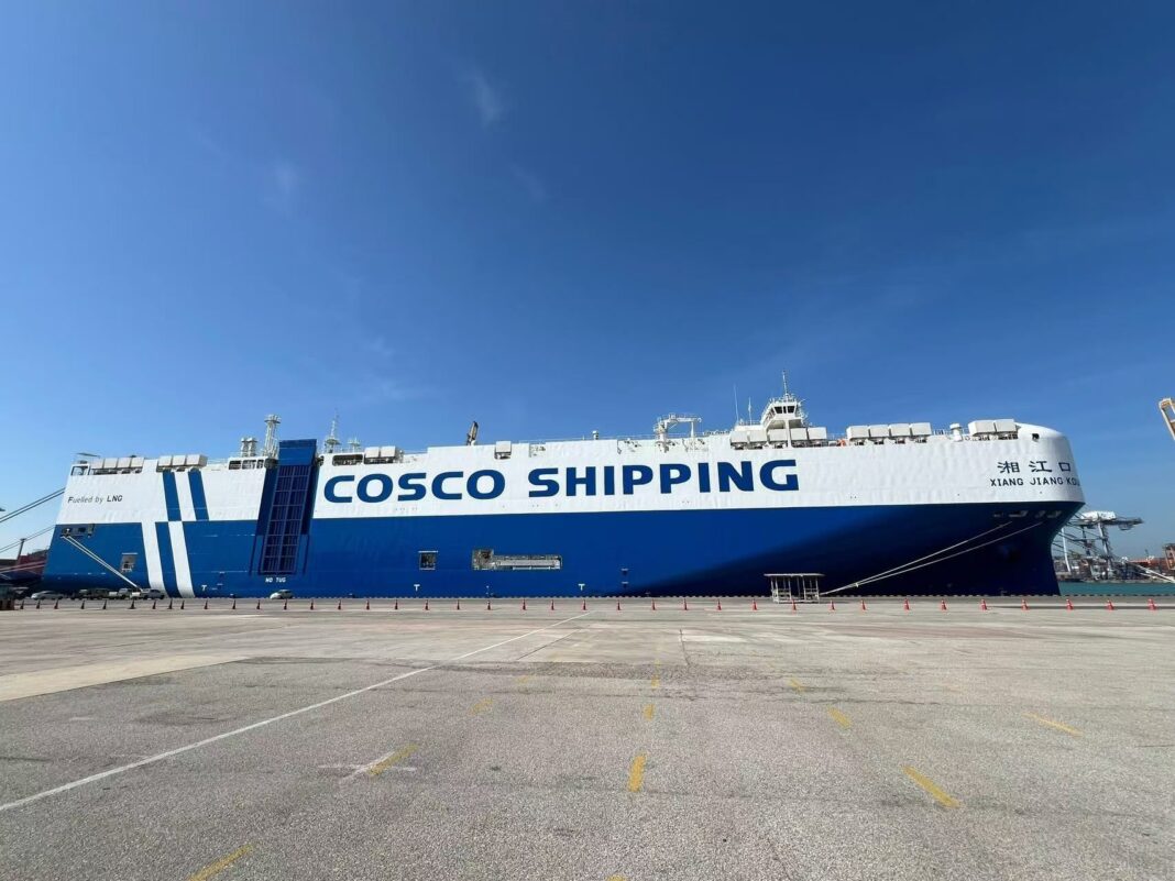 COSCO SHIPPING SPECIALIZED CARRIERS (SOUTHEAST ASIA) ปฏิบัติการเรือ ...