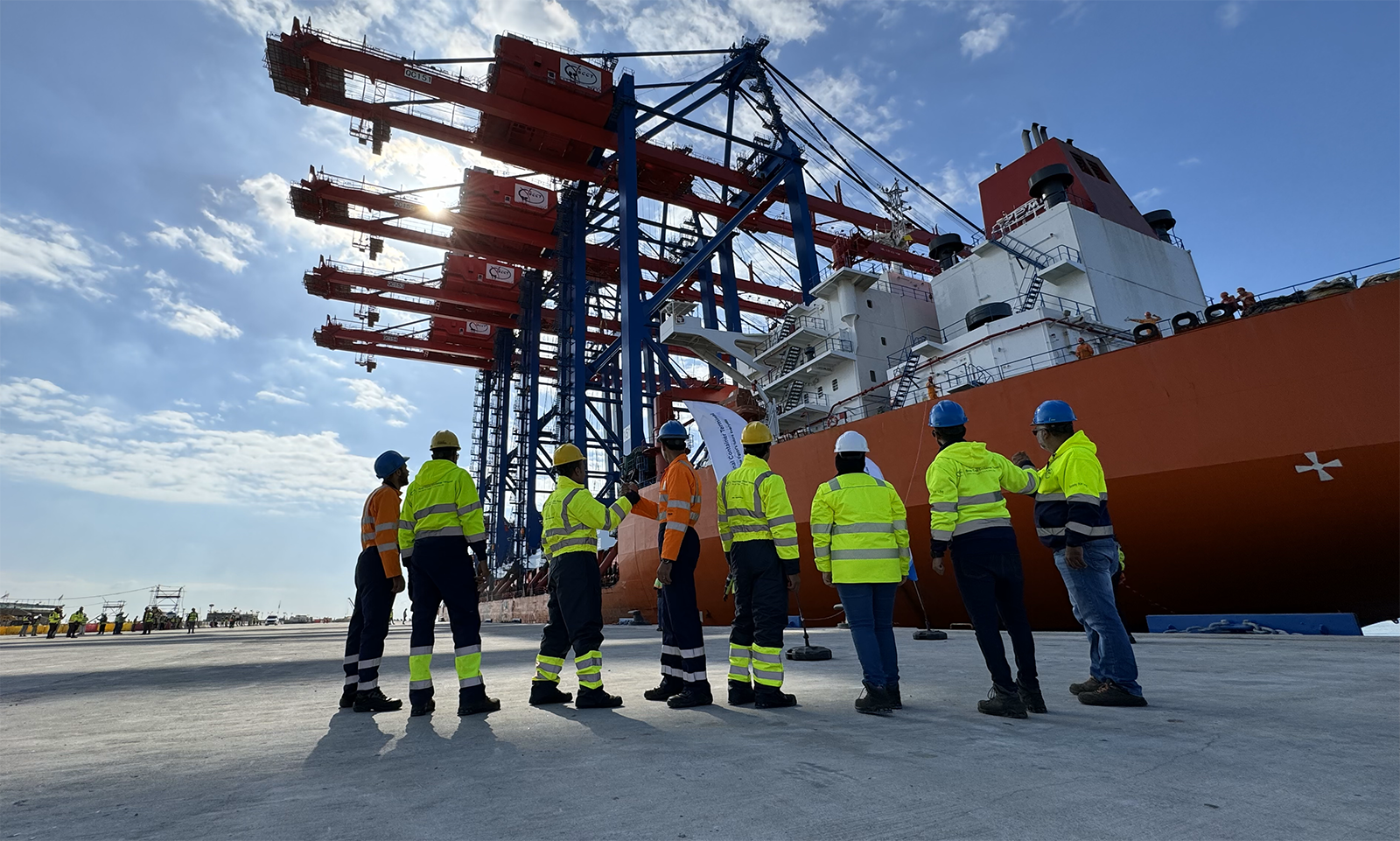 SCCT Expansion Progresses with Arrival of Advanced Crane Equipment