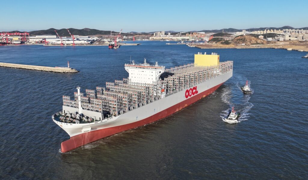 OOCL Names its Third 16,828 TEU Container Vessel, OOCL Sunflower