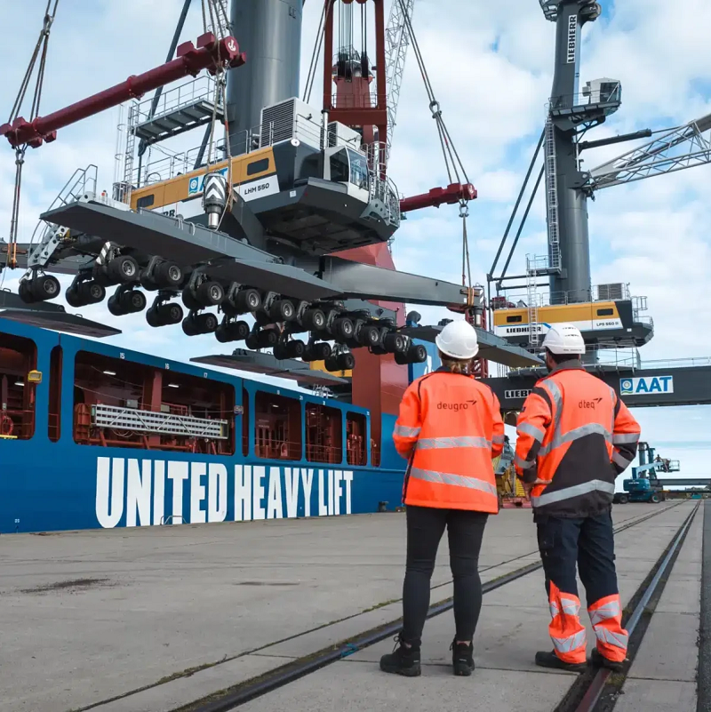 deugro Delivers Four Liebherr Cranes to Oceania - Logistics Manager