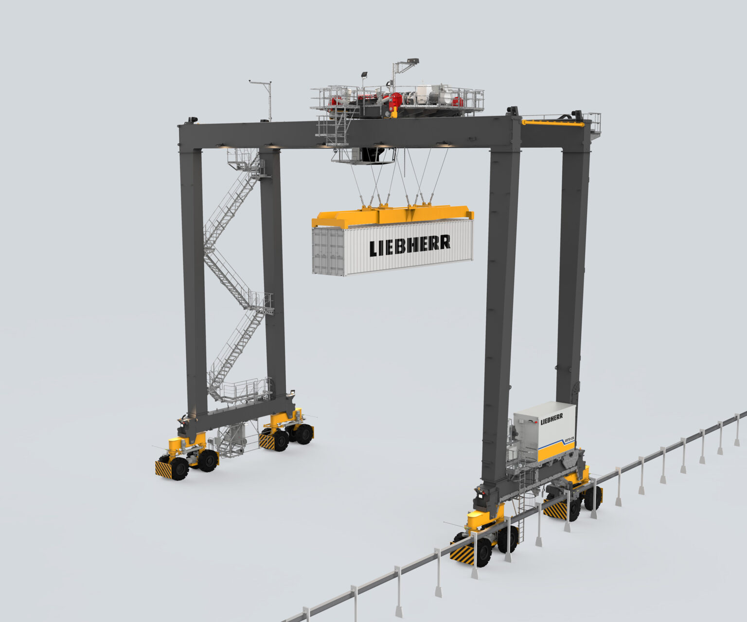 Liebherr ฉลองความสำเร็จครบ 25 ปี ด้วยการพัฒนาเครนยกตู้สินค้า (RTG) ให้ ...
