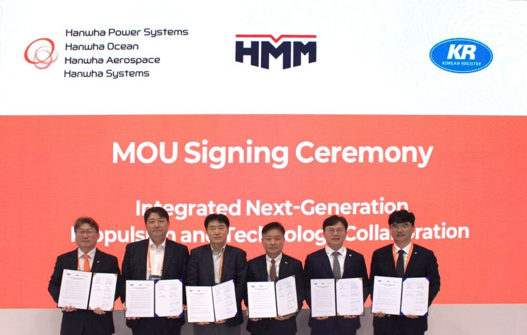 HMM, Hanwha Group, and Korean Register Partner on Zero-Carbon Propulsion System