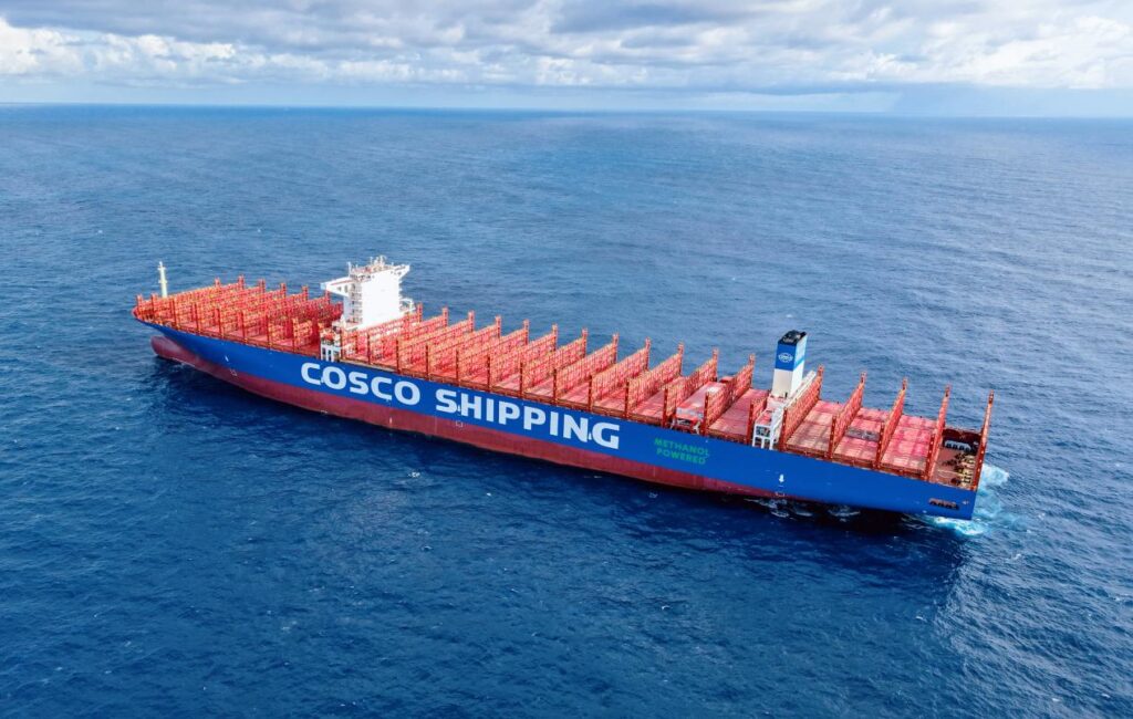 COSCO SHIPPING เผยผลการปฏิบัติการเรือเชื้อเพลิงคู่พลังงานเมทานอลลำแรก ...